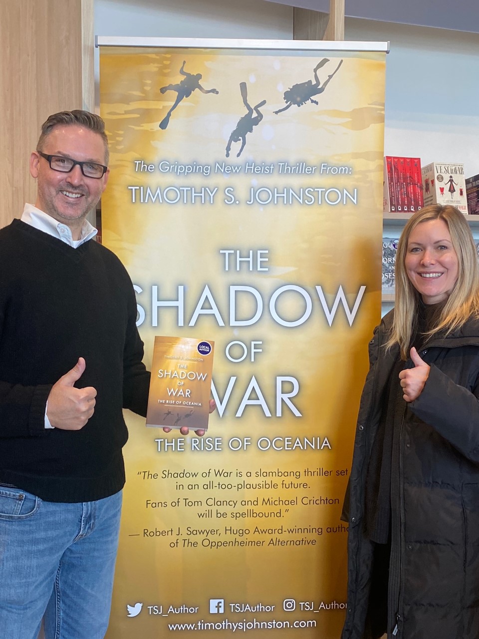 Pictures from Saturday’s Signing and a First Look at the New Book!